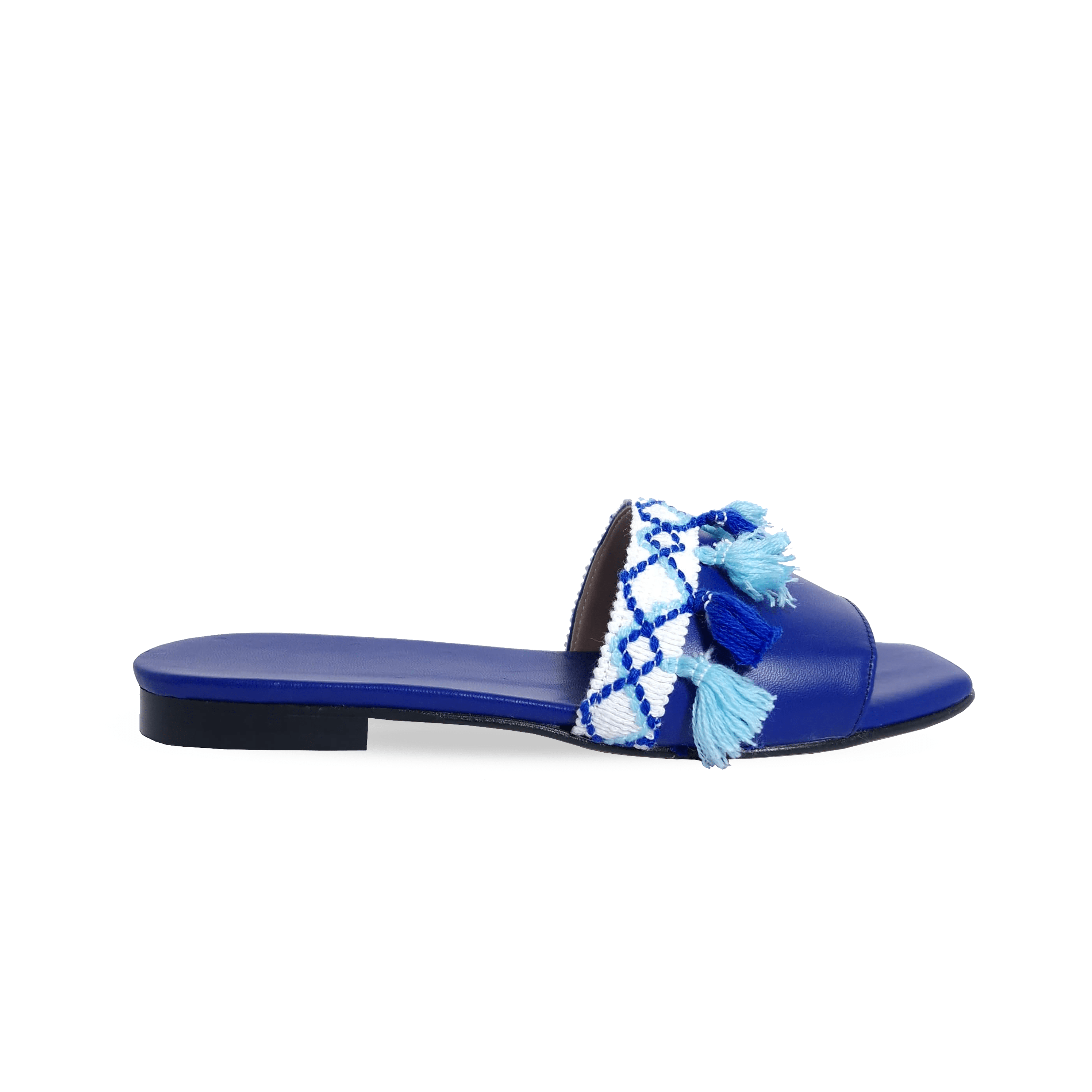 FATIMA CUERO AZUL – Identità Shoes